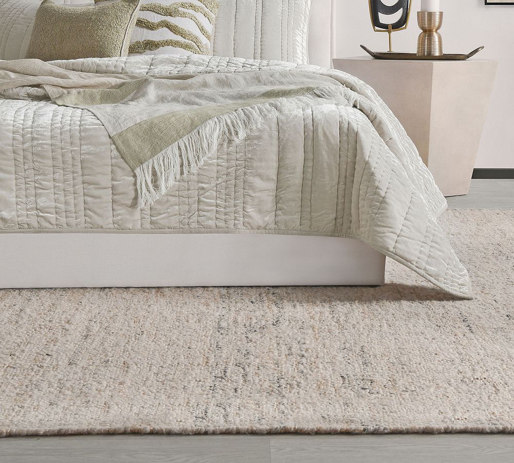 Minali Handwoven Jute & Wool Rug | Pottery Barn