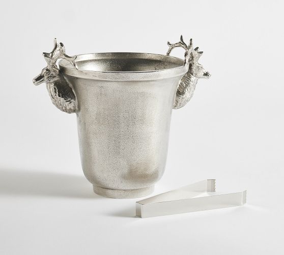 Figural Stag Ice Bucket | Pottery Barn