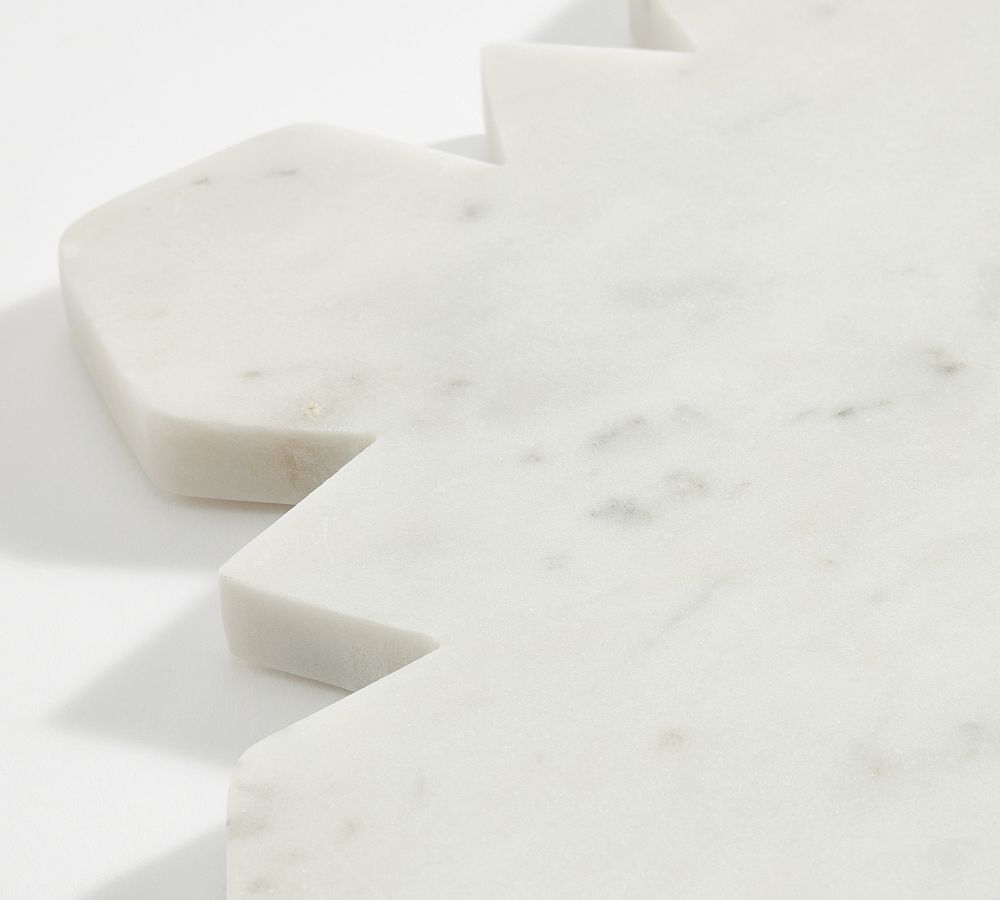 Marble Snowflake Cheese Board | Pottery Barn
