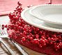 Red Berry Wreath Chargers | Pottery Barn