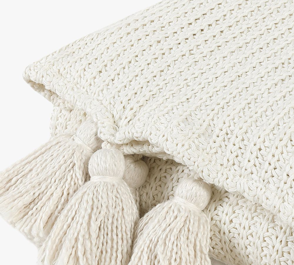 Izra Hand-Knotted Throw | Pottery Barn