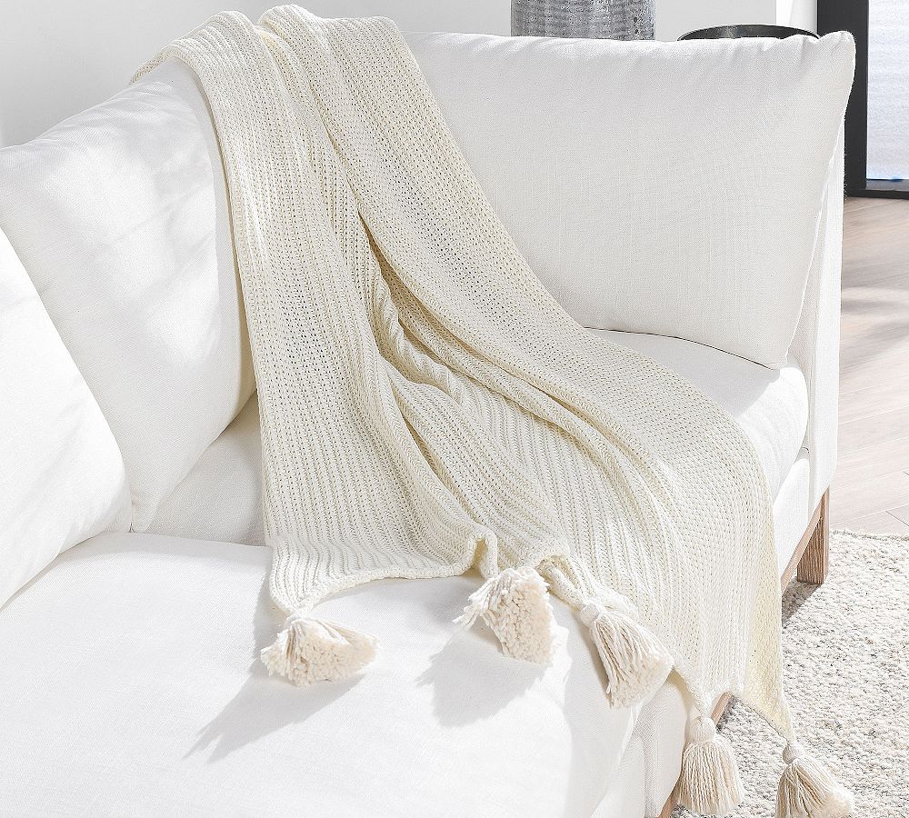 Izra Hand-Knotted Throw | Pottery Barn