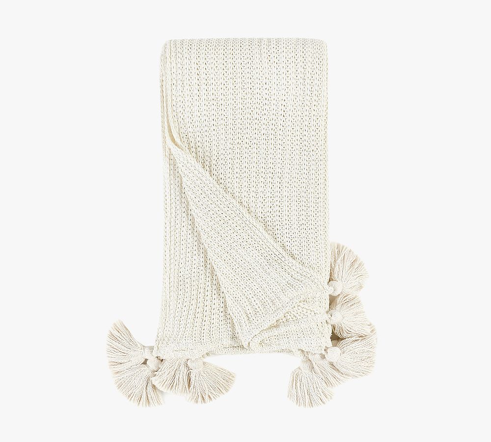 Izra Hand-Knotted Throw | Pottery Barn