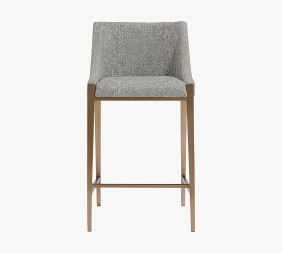 Thea Upholstered Counter Stool | Pottery Barn