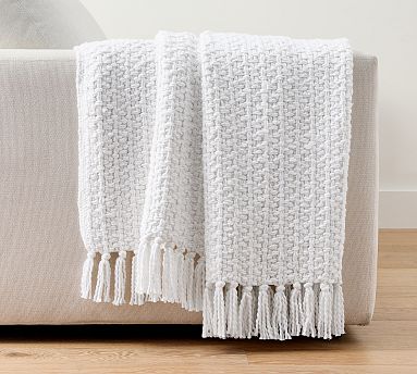 Larkspur Woven Throw | Pottery Barn