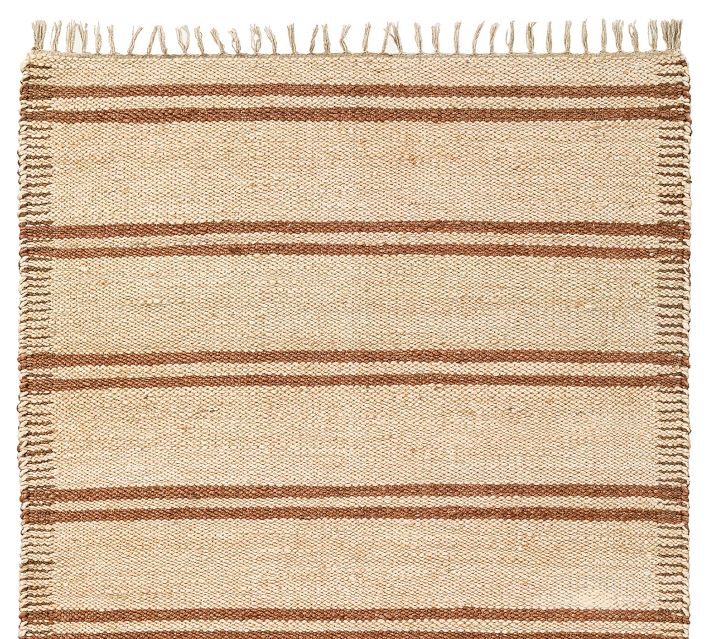 Rory Stripe Jute Rug | Pottery Barn