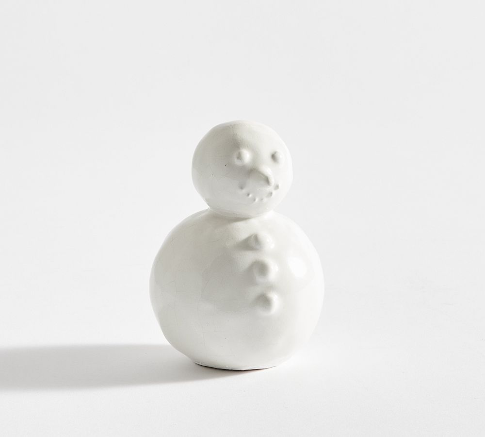 Ceramic Snowman | Pottery Barn
