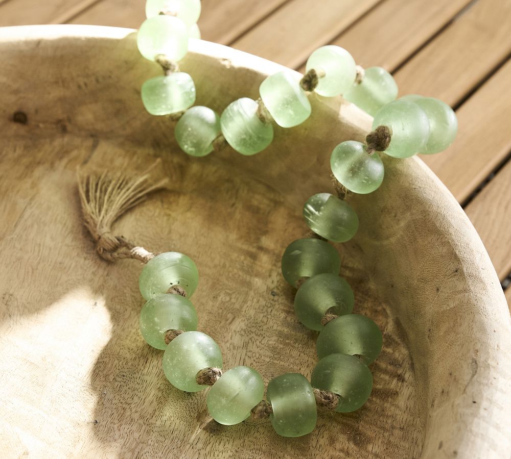 Handcrafted Cast Glass Beaded Rope | Pottery Barn