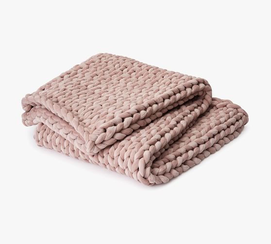 Bearaby Velvet Napper Weighted Blanket | Pottery Barn