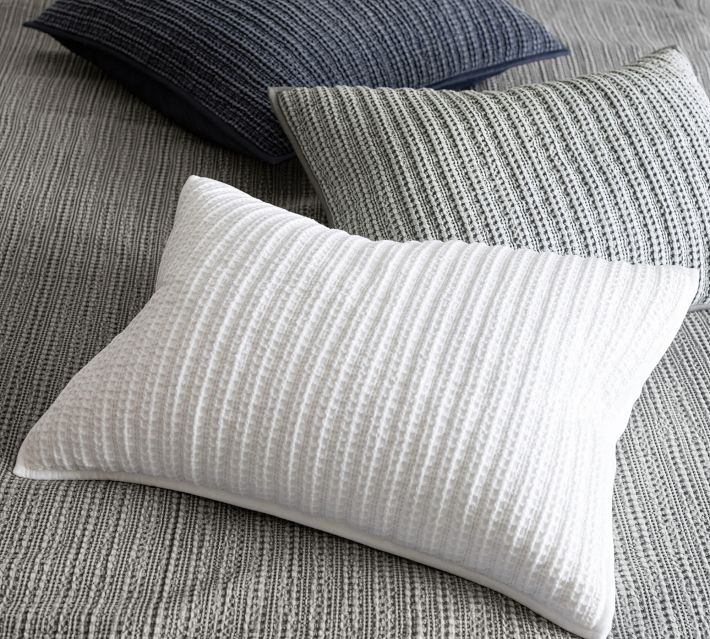 Honeycomb Quilted Sham | Pottery Barn