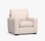 Pearce Modern Square Arm Chair | Pottery Barn
