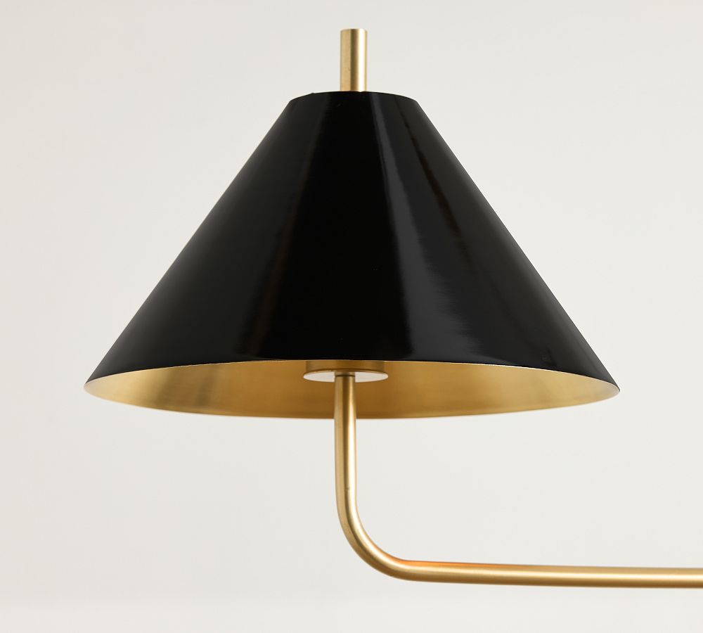 Monroe Black Enamel Shade, Set of 2 | Pottery Barn