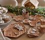 Gingerbread Snowflake Appetizer Plates - Set of 4 | Pottery Barn