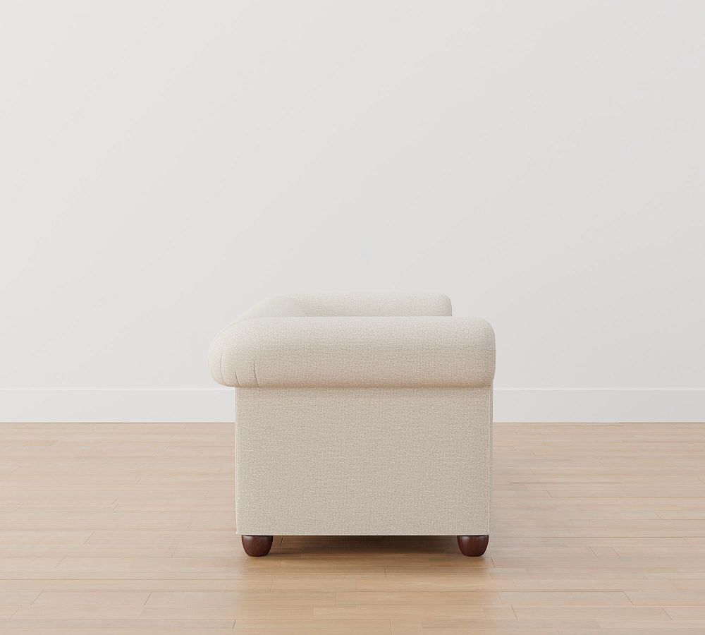 Chesterfield Tight Back Roll Arm Upholstered Sofa | Pottery Barn