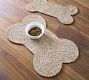 Woven Bone Shaped Pet Mat | Pottery Barn