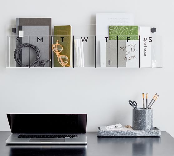 Black Marble Home Office Set | Pottery Barn