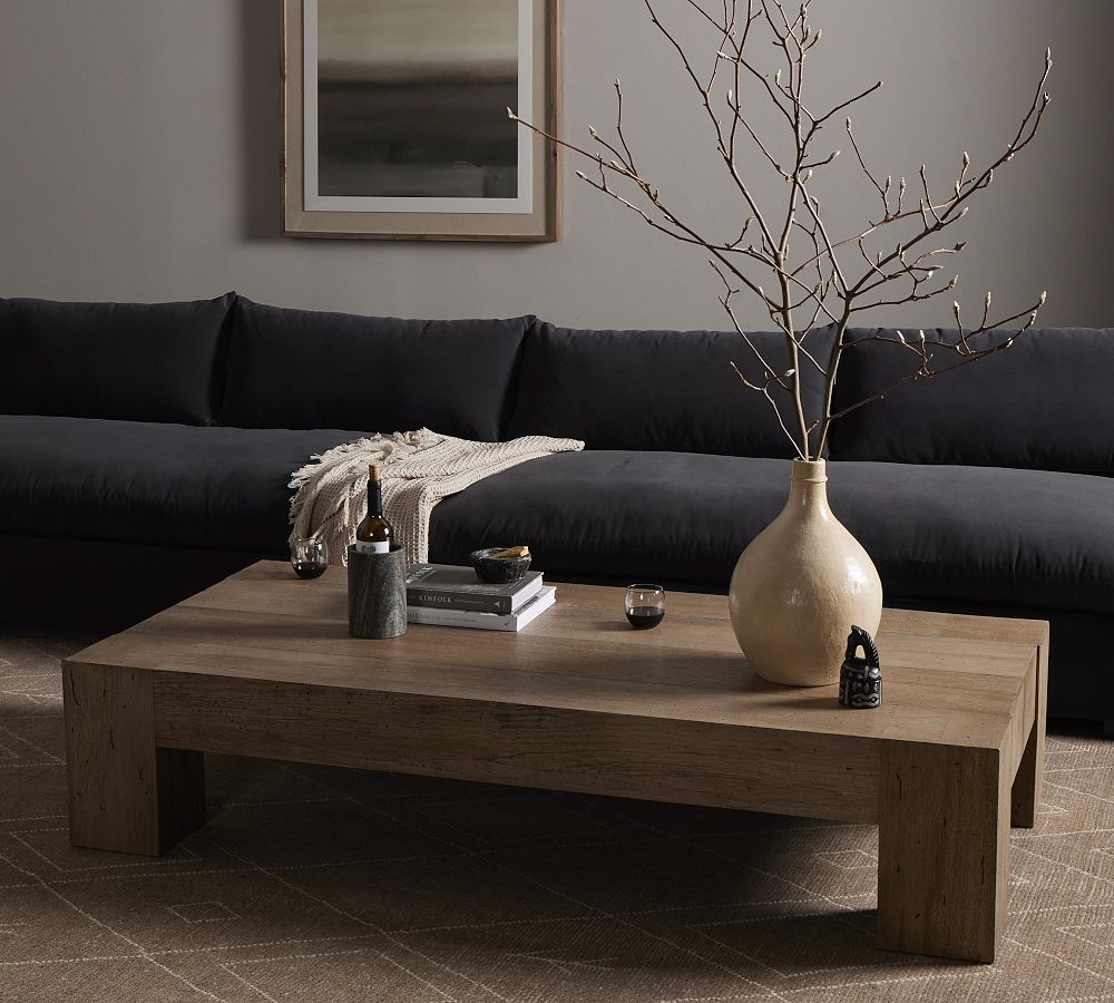 Fia Rectangular Coffee Table (70") | Pottery Barn
