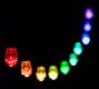 Solar Powered Color-Changing Outdoor LED String Lights | Pottery Barn