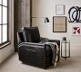 Tyler Square Arm Leather Power Lift Recliner | Pottery Barn