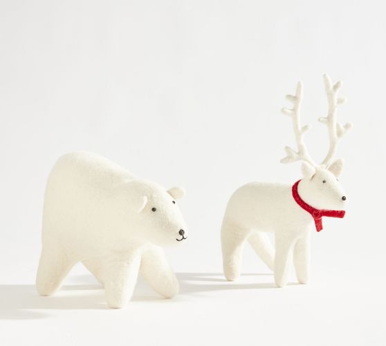 Handcrafted Felt Winter Animals | Pottery Barn