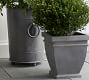 Greyson Zinc Outdoor Planters | Pottery Barn