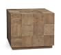 Patchwork Reclaimed Wood Side Table | Pottery Barn