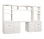 Logan Desk with Bookcase Suite & Bridge | Pottery Barn