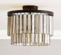 Astrid Capiz Flush Mount | Pottery Barn