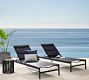 Fiji Mesh Stackable Outdoor Chaise Lounge, Set of 2 | Pottery Barn