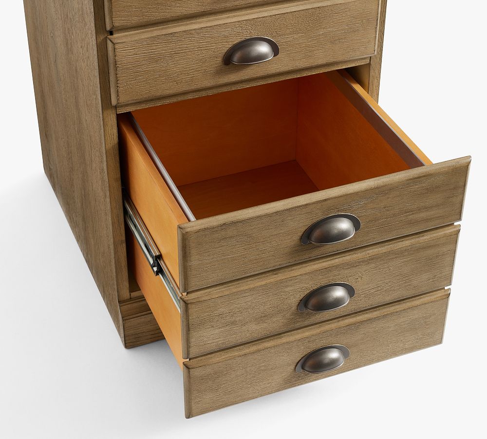 Printer's Narrow Bookcase with Open Shelf | Pottery Barn