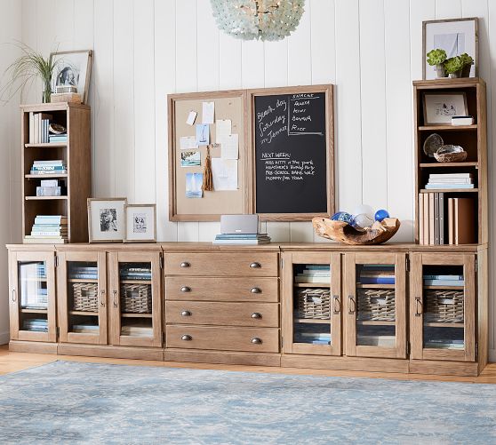 Printer's Bookcase Suite (128") | Pottery Barn