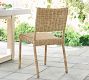 Huntington Wicker Stacking Outdoor Dining Chair | Pottery Barn