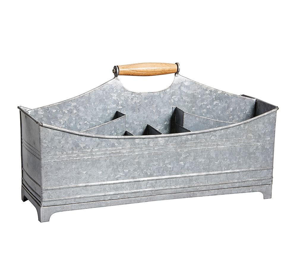 Galvanized Desk Caddy | Pottery Barn