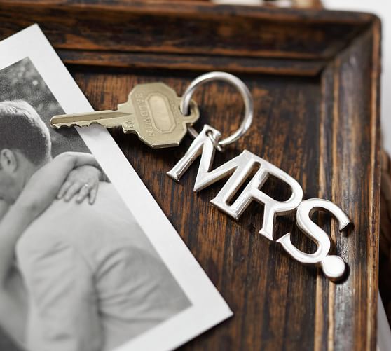 Mrs. Wedding Key Chain | Pottery Barn