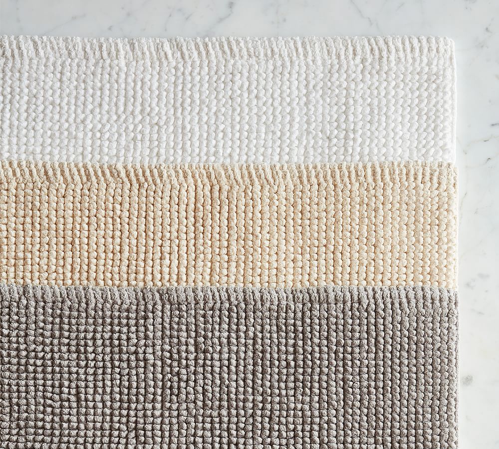 Textured Organic Bath Mat | Pottery Barn