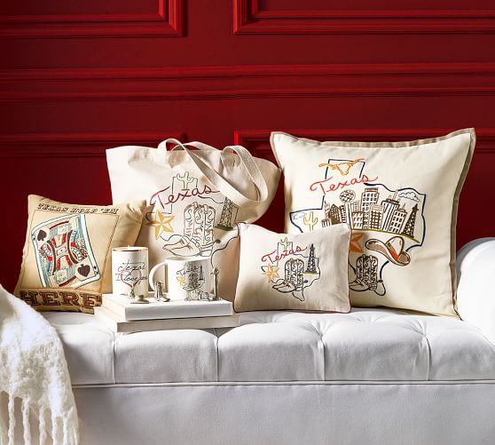 Texas Embroidered State Pouch | Travel Accessories | Pottery Barn