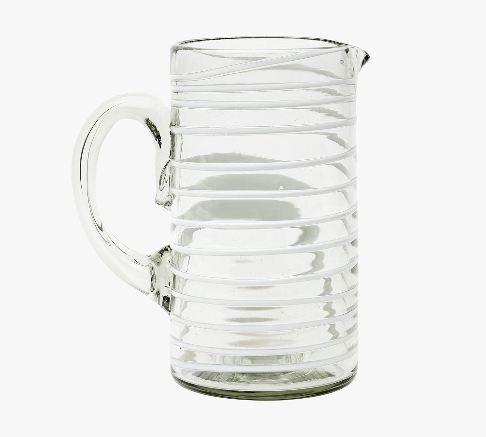 Spiral Recycled Pitcher | Pottery Barn