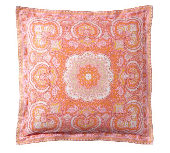 Claire Scarf Print Pillow Sham | Pottery Barn