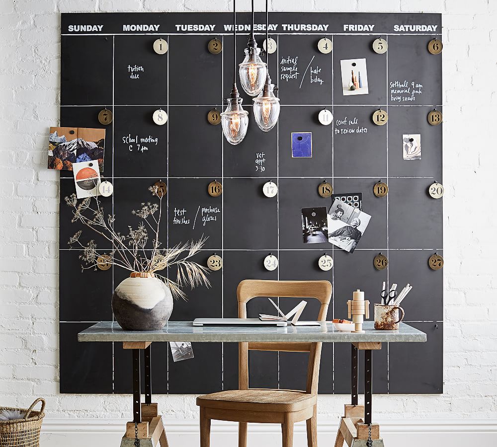 Oversized Chalkboard Calendar | Pottery Barn