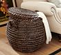 Lexine Round Lidded Basket | Pottery Barn