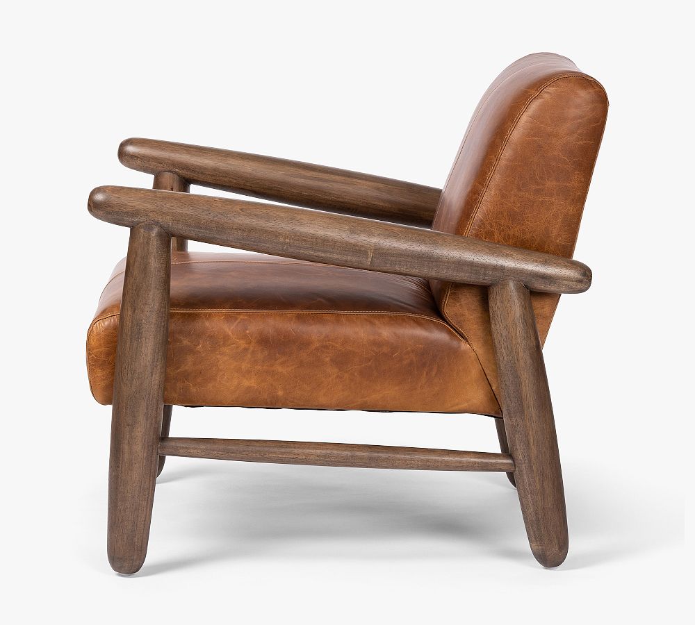 Westan Leather Armchair | Pottery Barn