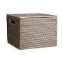 Cassie Tightweave Lidded File Bin | Pottery Barn