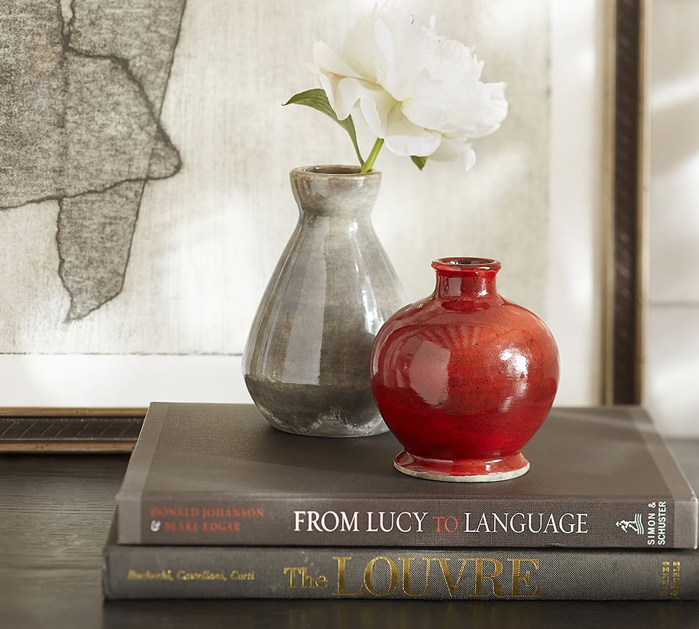 Eclectic Ceramic Bud Vases, Set of 2 | Pottery Barn