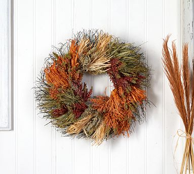 Faux Harvest Autumn Wreath | Pottery Barn