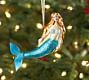 Mercury Mermaid Christmas Ornament | Pottery Barn