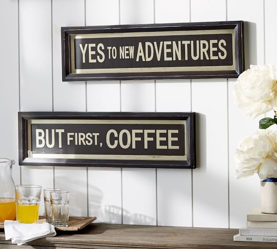 Fir Wood Vintage Quote Sign | Pottery Barn