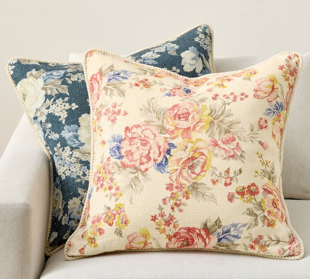 Cammi Floral Printed Pillow | Pottery Barn