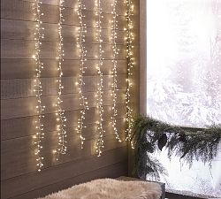 Curtain Rain String Lights | Pottery Barn