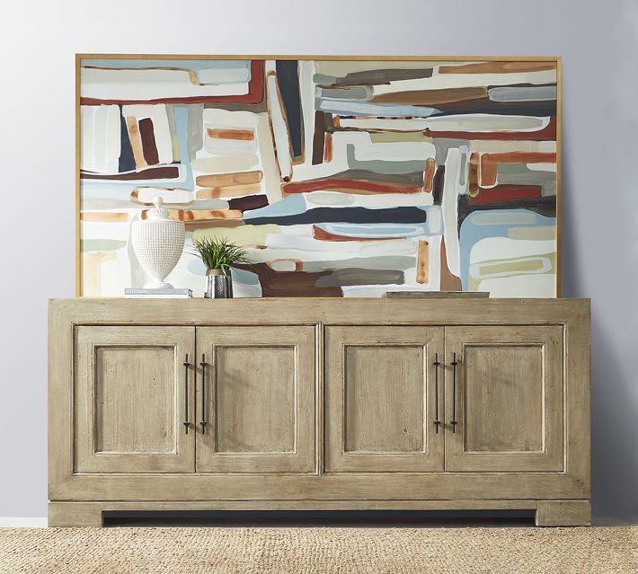 Mila Reclaimed Wood Media Console | Pottery Barn