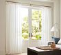 Shadow Stripe Sheer Curtain | Pottery Barn